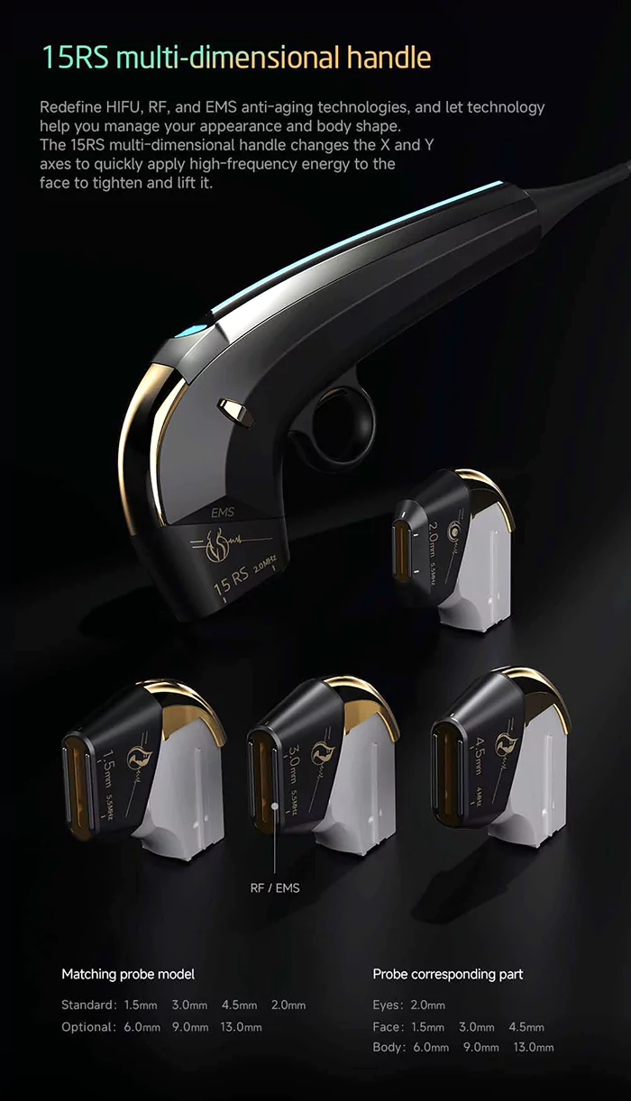 360 Max HIFU Device - Latest HIFU Liposonic Combines RF EMS Technology ...